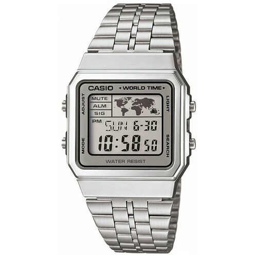 Наручные часы CASIO Vintage 76984, серебряный, белый