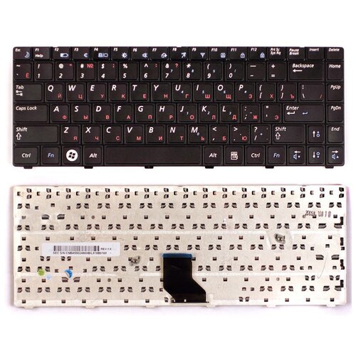 Клавиатура для ноутбука Samsumg NP-R518-DA0BUA черная