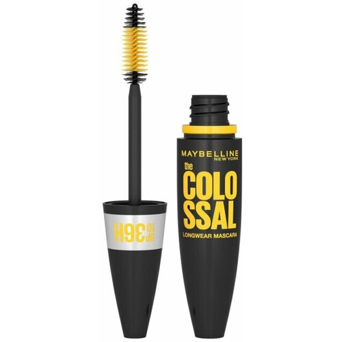 Мейбелин / Maybelline - Тушь для ресниц Volume Express Colossal Longwear Mascara 36 часов цвет: черный 10 мл