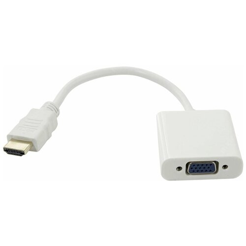 Конвертер HDMI (M) -> VGA (F) (хвост) white