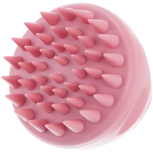Щетка DEWAL BEAUTY массажная для мытья головы, цвет розовый, 8х8,5 см HMB-106