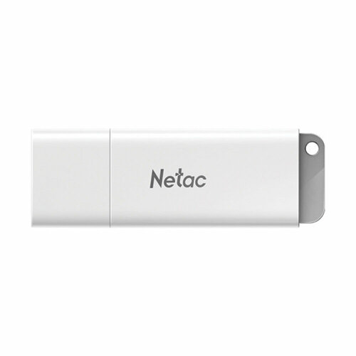 Флеш-диск 64 GB NETAC U185, USB 2.0, белый, NT03U185N-064G-20WH упаковка 2 шт.