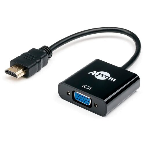 Переходник 0.1 m HDMI(m)- Vga(f), AT1013