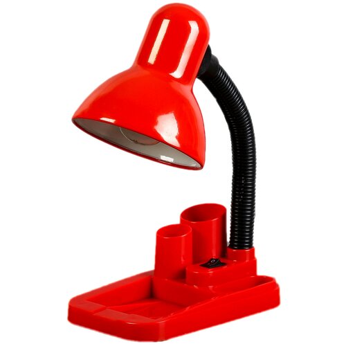Лампа офисная RISALUX Мудрец 4063991 красный, E27, 40 Вт, красный