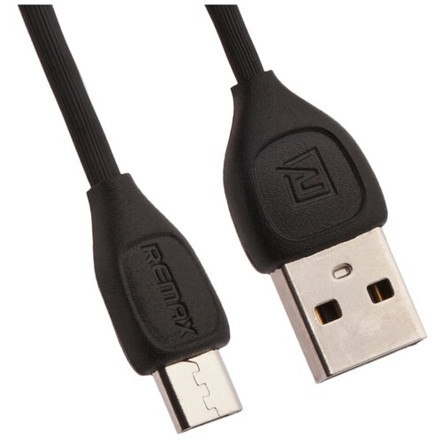 Кабель Remax Lesu USB - microUSB (RC-050m), 1 м, черный