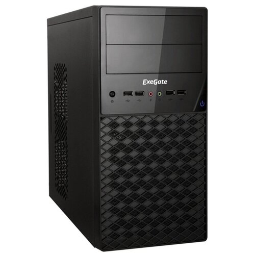 Компьютерный корпус ExeGate QA-413U 500 Вт, черный