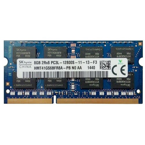 Оперативная память Hynix Basic 8 ГБ DDR3L 1600 МГц SODIMM CL11 HMT41GS6BFR8A-PB