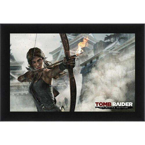 Плакат, постер на холсте Tomb Raider. Размер 42х60 см
