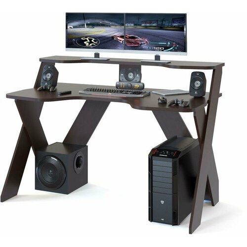 Игровой компьютерный стол Сокол КСТ-118 Венге