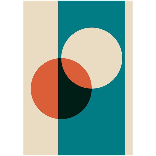 Постер / Плакат / Картина Выставка Bauhaus - Абстракция 40х50 см в подарочном тубусе