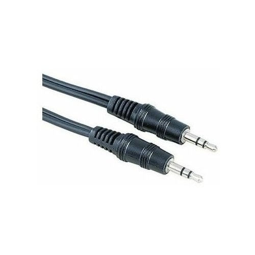 Кабель аудио Hama H-43330 Jack 3.5 (m)-Jack 3.5 (m) 1.5м черный (00043330)