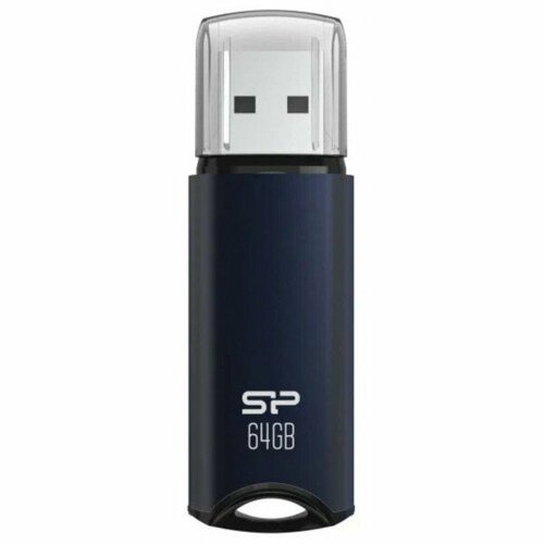 Флеш Диск SILICON POWER 64GB Type-A USB 3.2 Gen 1, Silver, Blue