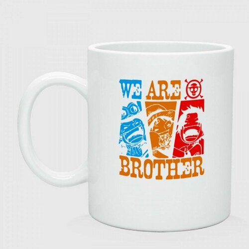 Кружка керамическая"WE ARE BROTHER Братство ASL"