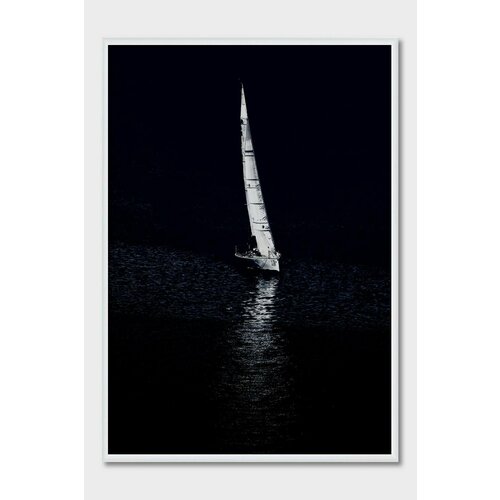Постер для интерьера Postermarkt, 50х70 см в белой рамке, декор на стену Море #14