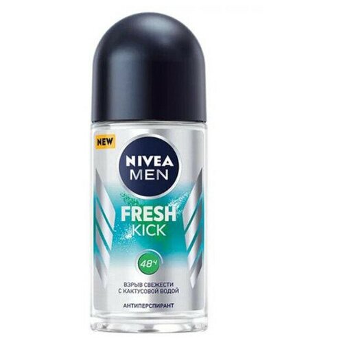 Дезодорант NIVEA Men Fresh Kick ролик 50мл мужской