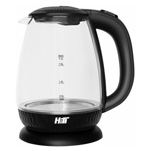 Чайник электрический HITT HT-5021 1,7 л, 1850-2200 Вт, черный