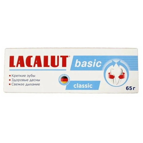 Lacalut basic зубная паста, 65 гр