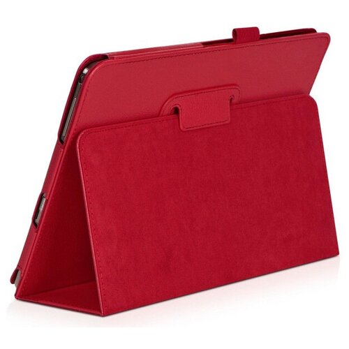 Чехол-книжка MyPads для планшета Samsung Galaxy Tab A 8.0 SM-T350/ T351/ T355 с мульти-подставкой и визитницей красный