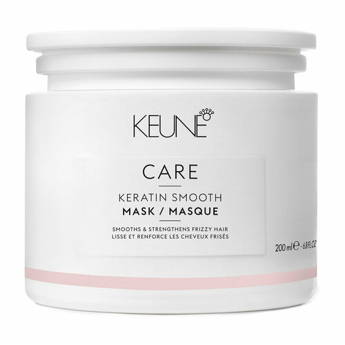 Маска для блеска волос с кератином и керависом 200 мл Keune Care Keratin Smooth Mask