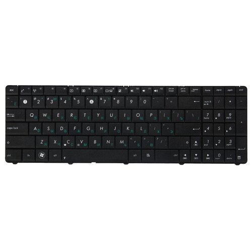 Клавиатура для Asus K53S, N53S, X55A, X54H, A52J (MP-10A73SU, MP-09Q33SU), чёрная