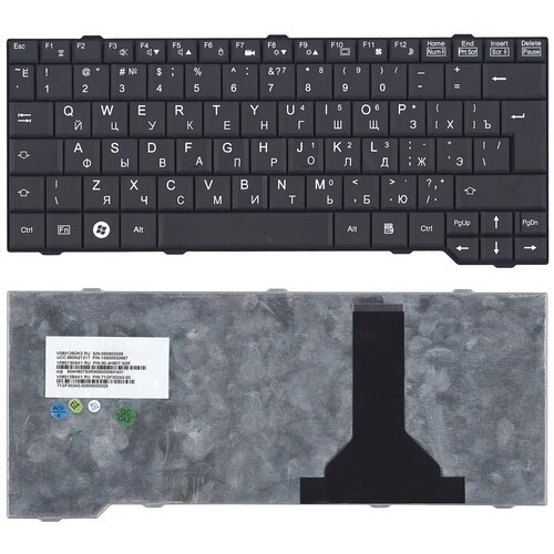 Клавиатура для ноутбука Fujitsu-Siemens NSK-F3P0R черная, 26см.