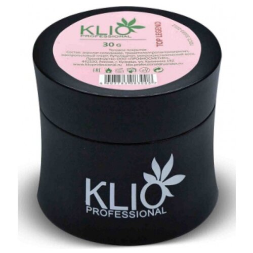 KLIO Professional Верхнее покрытие Top Legend, бесцветный, 30 мл, 30 г