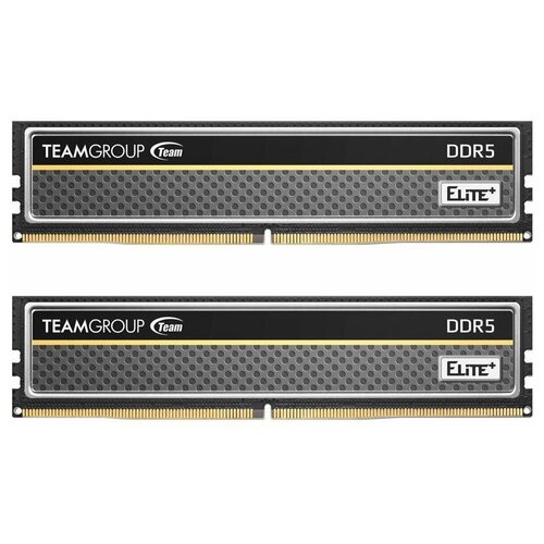 Модуль памяти Team Group ELITE PLUS 64GB (2 x 32GB) DDR5 4800 Black ( TPBD564G4800HC40DC01)