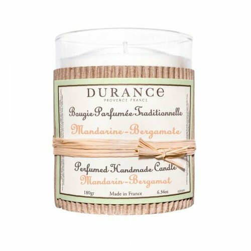 Durance / Ароматическая свеча 180гр Мандарин и бергамот/Mandarin - Bergamot