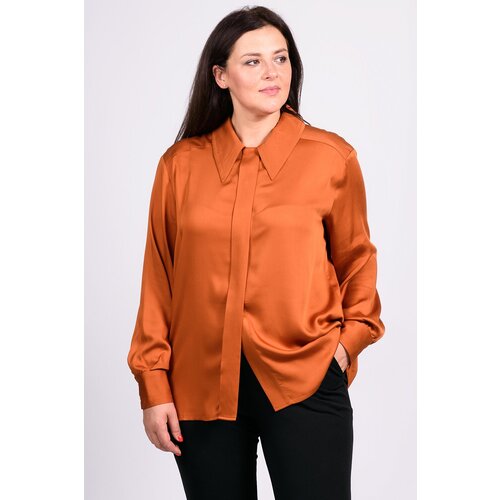 Блуза SVESTA, размер 58, коричневый