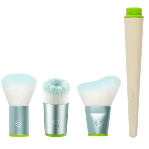 Набор кистей для макияжа со сменными насадками EcoTools Interchangeables Blush + Glow 3шт.