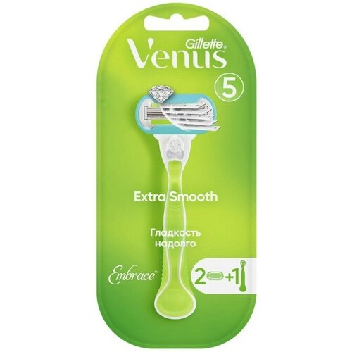 Gillette Бритва Gillette Venus Embrace, 2 сменные кассеты