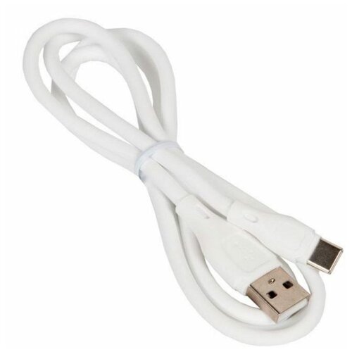 Кабель USB HOCO X61 Ultimate silicone для Type-C, 3.0 A, длина 1.0 м, белый