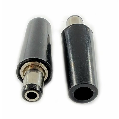 Штекер питания 5.5x2.5x9.5 мм штекер пластик на кабель ( 2 штуки)