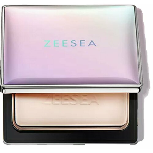 ZEESEA Пудра компактная Refreshing silky powder тон BC01 Ivory слоновая кость, 8 г