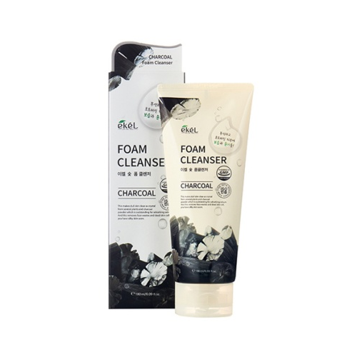 EKEL Пенка для умывания с экстрактом древесного угля Foam Cleanser Charcoal