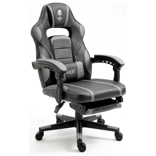 Компьютерное кресло Vinotti Racer GXX-14 игровое, обивка: искусственная кожа, цвет: черный/серый