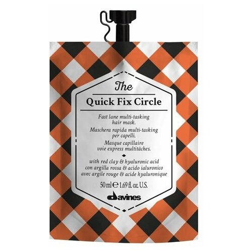 Davines The Quick Fix Circle Супербыстрая многофункциональная маска для волос, 50 мл