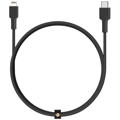 Кабель Aukey Braided Nylon USB Type C - Lightning 2 м, цвет Черный (CB-CL2)