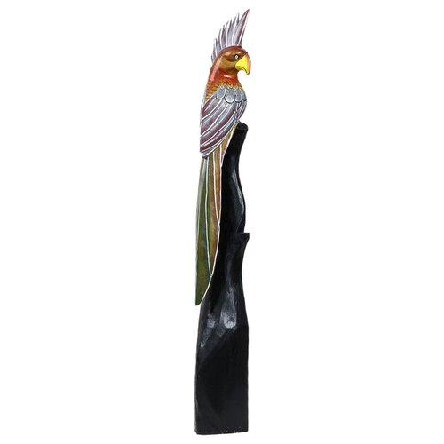 Статуэтка Сима-ленд Попугай, 80 см разноцветный 80 см 11 см 1020 г 10 см