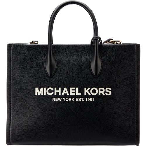 Сумка тоут MICHAEL KORS 106577, фактура гладкая, зернистая, черный