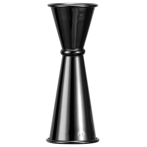 Джиггер, мерный стакан из нержавеющей стали 30/60 мл, цвет черный Kitchen Angel KA-JGR1-01