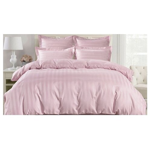 Комплект постельного белья Valtery OD-57, 1.5-спальное, сатин, розовый