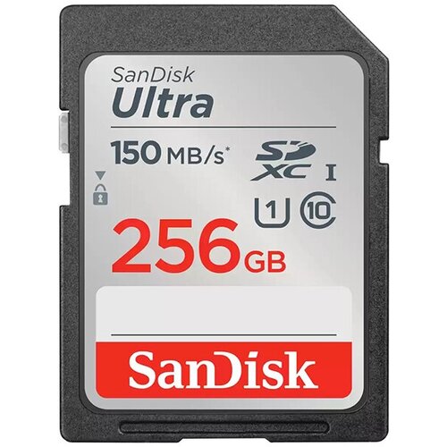 Карта памяти 256Gb - SanDisk Secure Digital XC Class 10 UHS-I Ultra SDSDUNC-256G-GN6IN