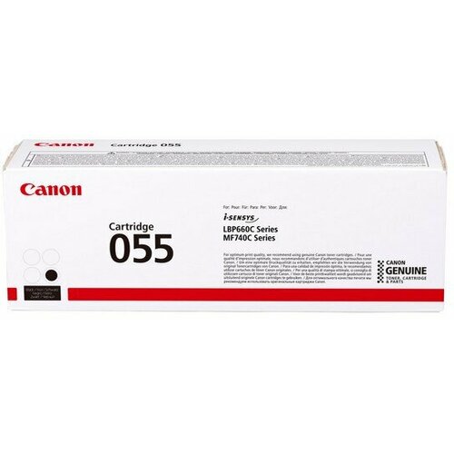 Картридж лазерный Canon 055 BK 3016C002 чер. для MF746Cx/LBP664Cx, 1054934