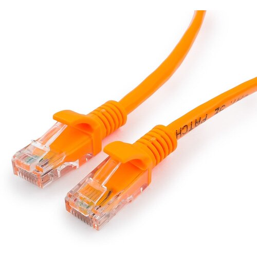 Сетевой кабель Gembird Cablexpert UTP cat.5e 0.5m Orange PP12-0.5M/O