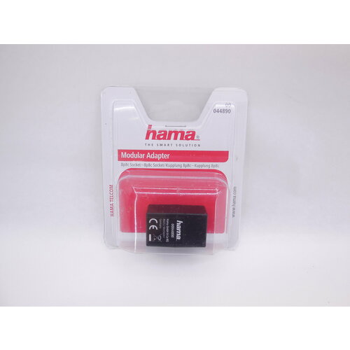 Модульный переходник hama Разъем 8p8c socket — 8p8c socket