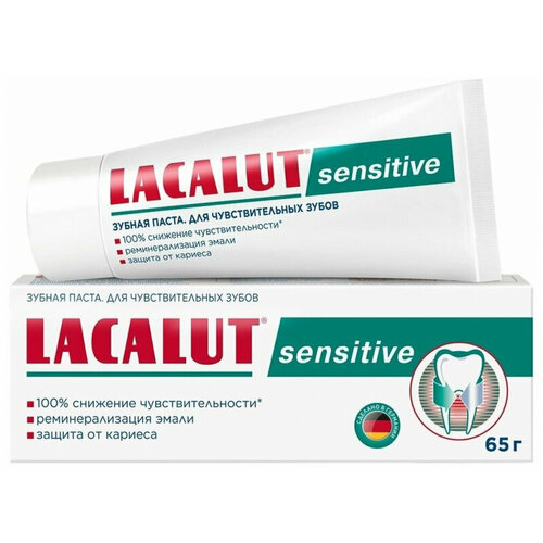 Зубная паста Lacalut basic sensitive 65 г