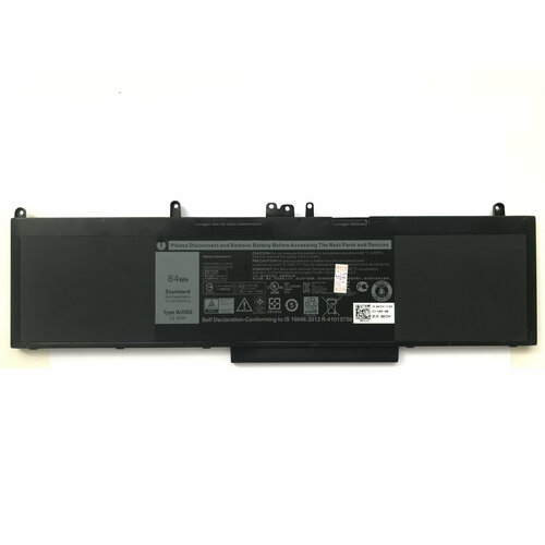 Аккумулятор (батарея) для ноутбука Dell WJ5R2 Precision 3510 (84Wh) 7260mAh