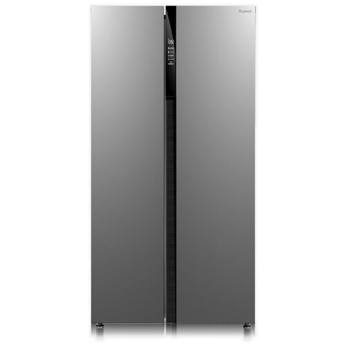 Холодильник Бирюса SBS 587 I сталь, серый металлик