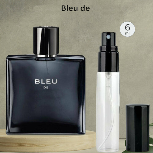 Gratus Parfum Bleu de духи мужские масляные 6 мл (спрей) + подарок